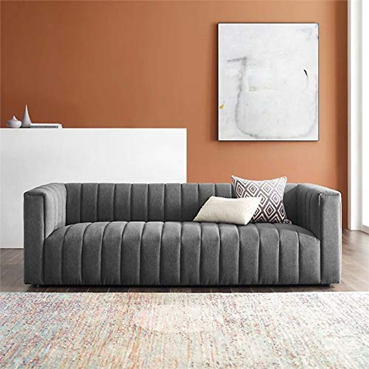 Modway Reflection Sofas, Charcoal