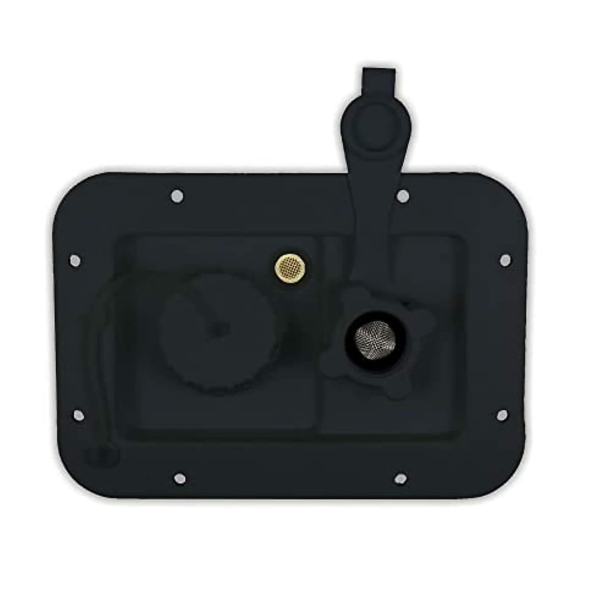 THETFORD RV Camper City/Gravity Water Hatch with Plastic Check Valve Black PN 94223