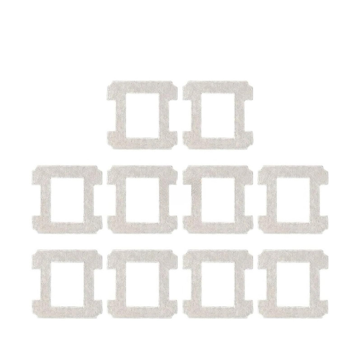 UVTFRUBA Compatible for Ecovacs W2 Pro / W2 Omni ，Mop Cloths Rag Pad Window Robot Cleaner Spare Parts Accessories(10 pcs Mop Cloths)