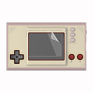 PlayVital Semi-Transparent Clear Silicone Cover Protective Case Skin for Nintendo Game & Watch: Super Mario Bros w/ 2 Pcs Screen Protectors