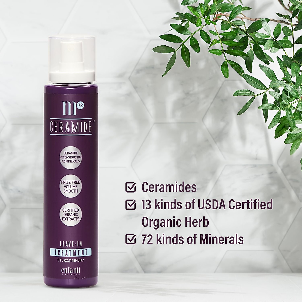 Bioken M72 Ceramide Leave-in Treatment 5 fl oz