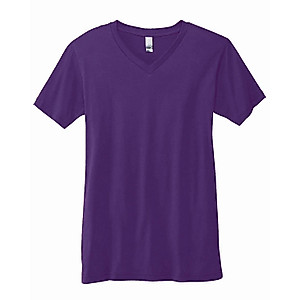Bella + Canvas Unisex Jersey Short-Sleeve V-Neck T-Shirt 2XL TEAM PURPLE