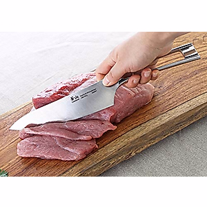 Cangshan TN1 Series 1020007 Swedish 14C28N Steel Forged Chef Knife, 8-Inch