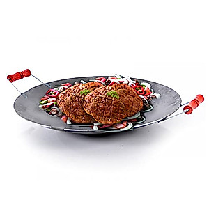 Hakan Discada Disc Cooker, Cowboy Wok, Cooking Disco, Disk It Grill for Camping, Picnic, Outdoor Activities (Medium 13.8 in)