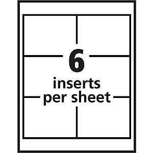 AVERY Clip Name Tags, Print or Write, 3" x 4", 100 Inserts & Badge Holders with Clips (74541) & Clip Name Badges, Print or Write, 3" x 4", 50 Inserts & Badge Holders with Clips (74536)