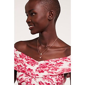 Ted Baker London Hara Tiny Heart Pendant Necklace for Women (Rose Gold Tone)