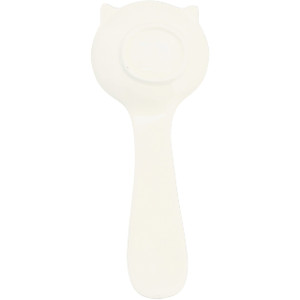 Pavilion Gift Company Cat Licked the Spoon-10 spoon rest, 10", White