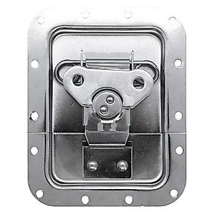 Seismic Audio - SARHW47 - Large Recessed Spring Loaded Butterfly Latch for Rack Road Case Stainless