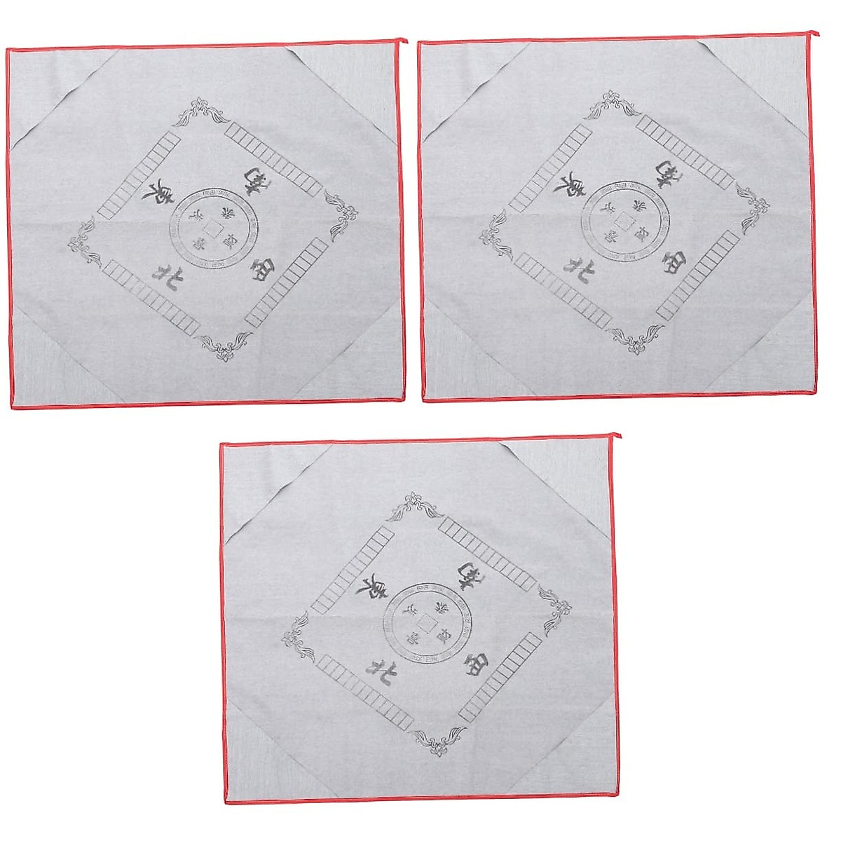 ibasenice 3pcs Mahjong Tablecloth Universal Mahjong Mat Board Game Tablecloth Noise Reduction Mahjong Mat Board Game Mat Mahjong Cushion Slip-Resistant Mahjong Mat Mahjong Cloth