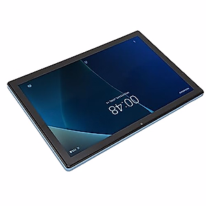 Haofy Smart Tablet, 5G WiFi 1960X1080 Resolution GPS Tablet FDH Screen 7000mAh 8GB RAM 256GB ROM with USB Cable for Learning Game (Blue)