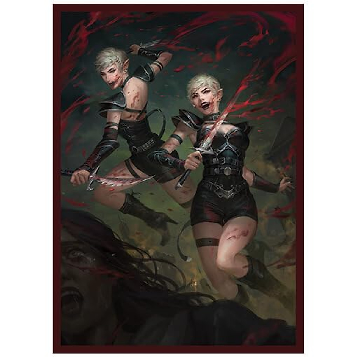 Brylle and Lahvi - Blood-Crazed Twins - 100 Matte Card Sleeves (FN29S-R) - Fantasy North