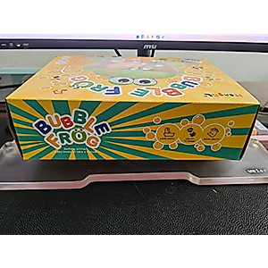 Baby Bath Bubble Toys Set,Tub Big Frog Automatic Bubble Maker Blower Toys with 12 Music Baby Fun Shower Toys, for Boys, Girls