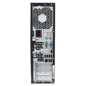 HP Compaq Prodesk 6200 Pro Slim Business Desktop Computer Small Form Factor (SFF), Intel i5-2400 Up to 3.4GHz, 8GB RAM, 128GB SSD, DVD, Windows 10 Pro 64 Bit (Renewed)