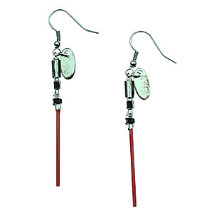 Star Wars Red Lightsaber Earrings
