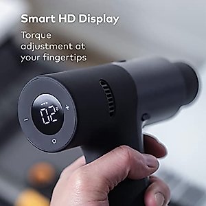 HOTO Cordless Brushless Drill Tool Set, Outstanding Appearance, Hidden Buckle, Unique LED Screen, Intelligent Digital Display, Safe, Exquisite & Practical, High-end Drill Kit for Home/Daily Use