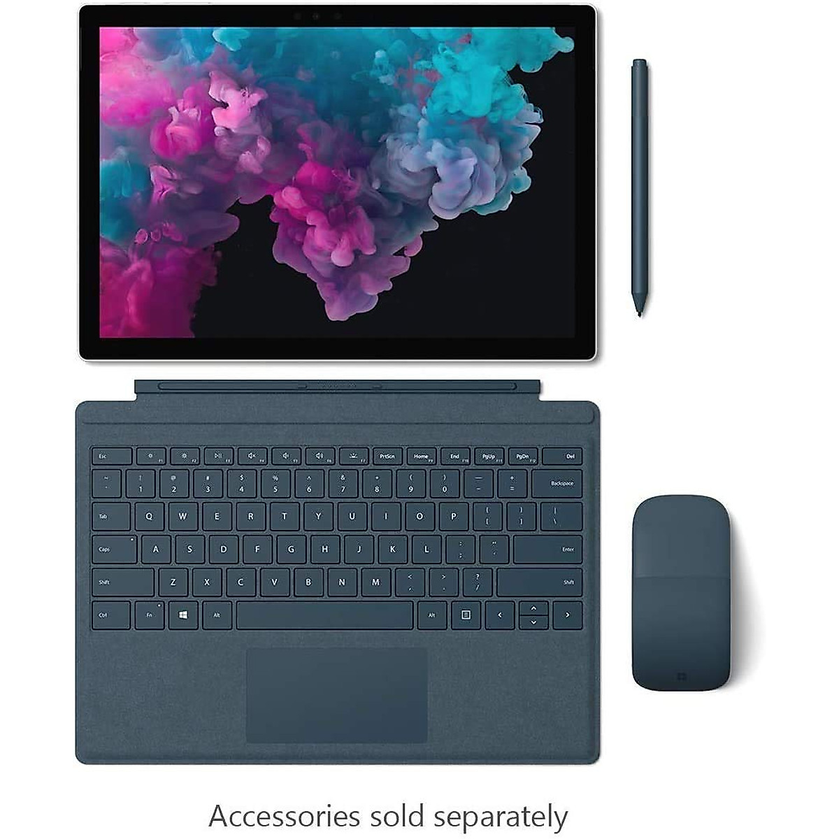 Surface Pro 6 Business 12.3" Touchscreen (2736 x 1824) Latest Model Tablet PC | Intel Quad-Core i5-8350U | 8GB RAM | 256GB SSD | Windows 10 Pro | Platinum | with Surface Pro Sleeve Poppy Red Bundle