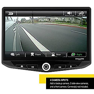 Stinger HEIGH10 10 Multimedia Car Stereo 1024 x 600 HD Display. Apple Car Play, Android Auto, SiriusXM Ready, Bluetooth, TOSLINK Audio Output & HDMI Rear Input, Single/Double DIN Mounting