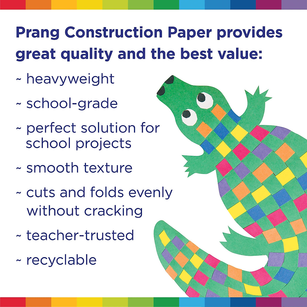 Prang (Formerly SunWorks) Construction Paper, Red, 9" x 12", 50 Sheets