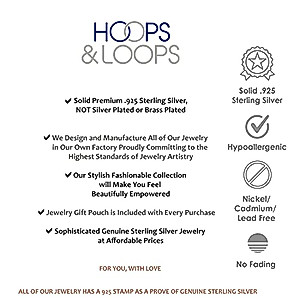 Hoops & Loops 925 Sterling Silver 10mm,12mm, 14mm Balinese Beaded Rope Lightweight Endless Hoop Earrings for Teen Girls Women Men, 3 Pairs Silver