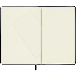 Moleskine Classic Notebook, Hard Cover, Medium (4.5" x 7") Ruled/Lined, Sapphire Blue, 208 Pages