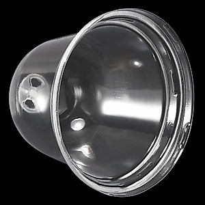 PATIKIL 4.1" Plant Humidity Dome, 10Pcs Round Plastic Garden Cloche Dome Plant Cover Reusable for Outdoor Frost Freeze Protection Mini Greenhouse, Clear 10.5cm