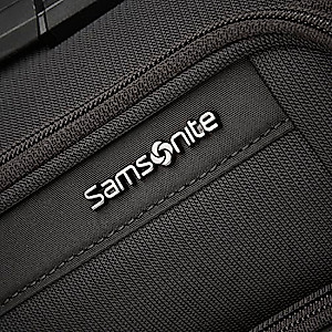 Samsonite Lineate DLX Softside Expandable Luggage with Spinner Wheels, Black, Large Checked
