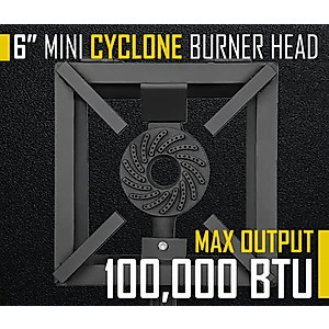 CONCORD 12" THE BLOCK BURNER Single Propane Outdoor Burner. 100,000 BTU Great for Home Brewing, Camping, Tailgating, and More!