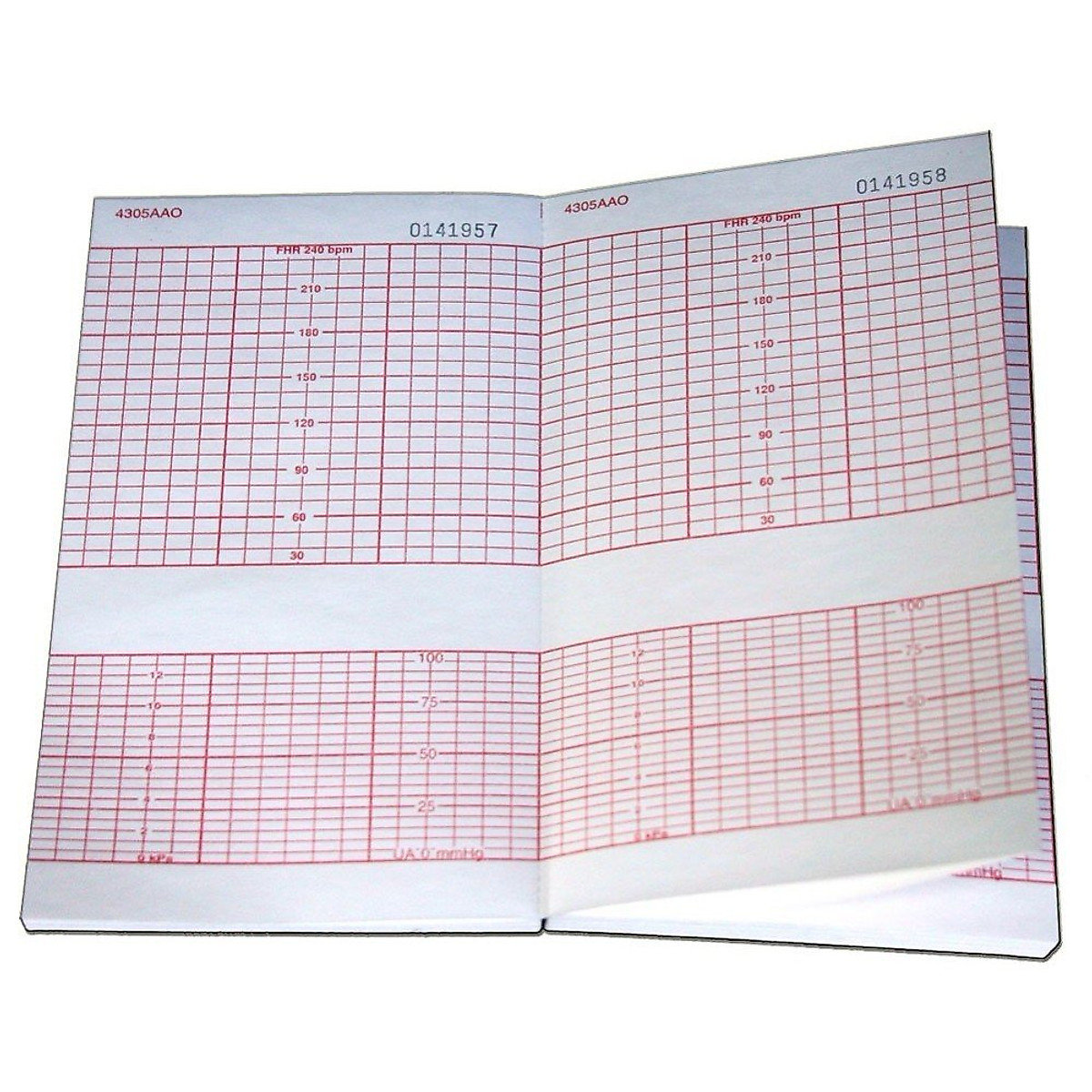 ECG EKG Paper Corometrics 4305AAO / 4305CAO Fetal Monitoring Sheets 5 Packs per Case