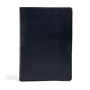 KJV Super Giant Print Reference Bible, Black Genuine Leather, Indexed, Red Letter, Pure Cambridge Text, Presentation Page, Cross-References, Full-Color Maps, Easy-to-Read Bible MCM Type