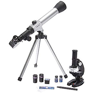 Vivitar VIV-TELMIC-20 20x/30x/40x Telescope and Microscope Kit (Black)