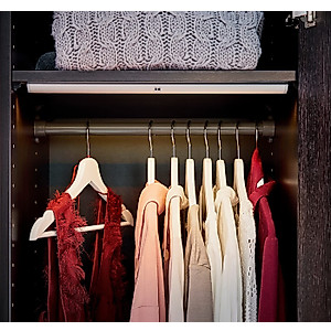 Ikea KOMPLEMENT Clothes Rail, 50 Centimetres, Steel, Dark Grey - Set of 2