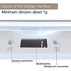 BIGNADO Digital Puppy Scale Small Pet Scale for Puppies High Precision Wiggle-Proof Multi-Function Electronic Kitten Scales Weigh Rabbit or Puppy Mini Gram Weight for Newborn Pets, 11.6''*7.3''
