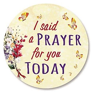 I Said A Prayer for You Today Envelope Seals - Set of 72 Stickers, 1 1/2 Inch Diameter