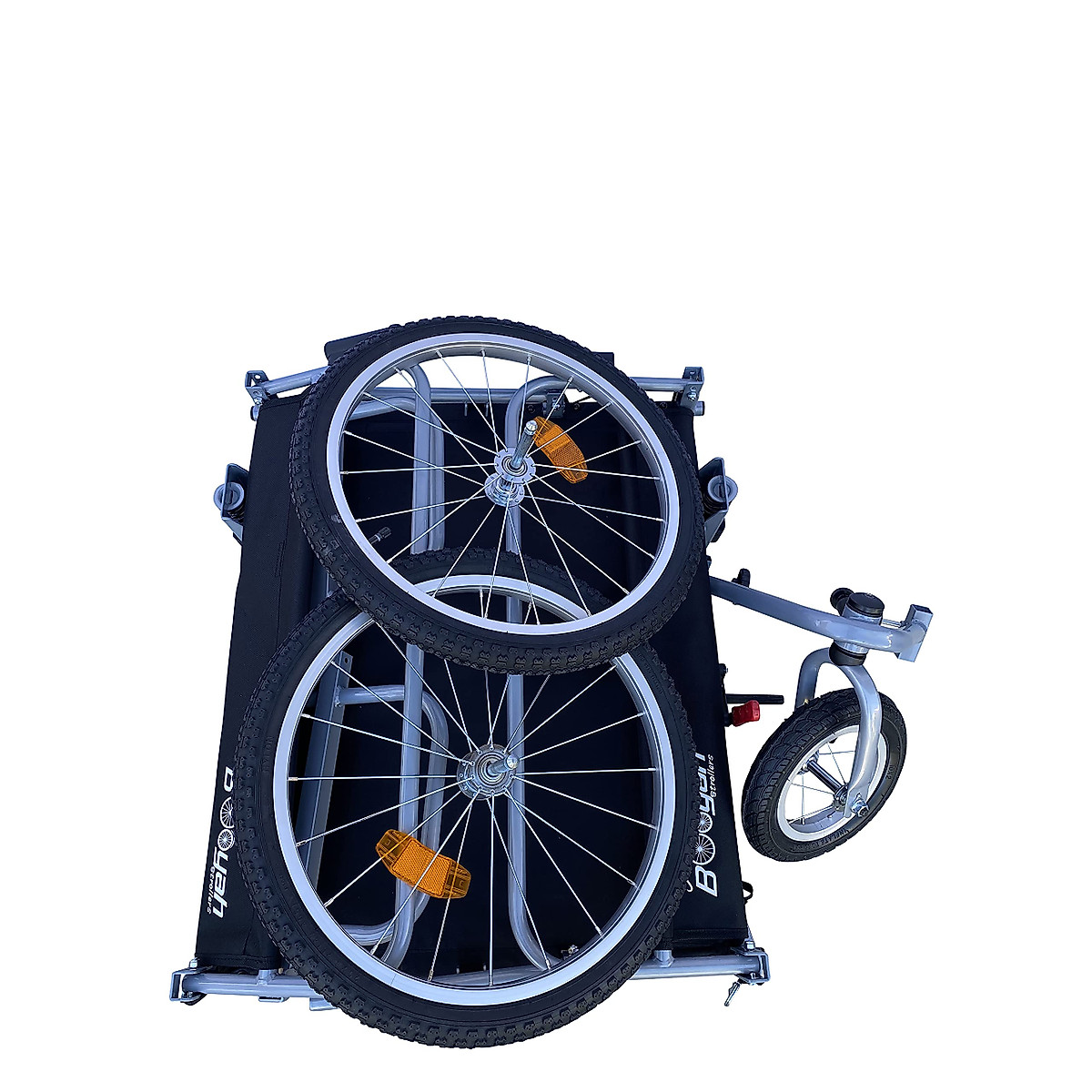 Booyah’s Cargo Stroller and Bicycle Bike Trailer Suspension Beach Sport Cart