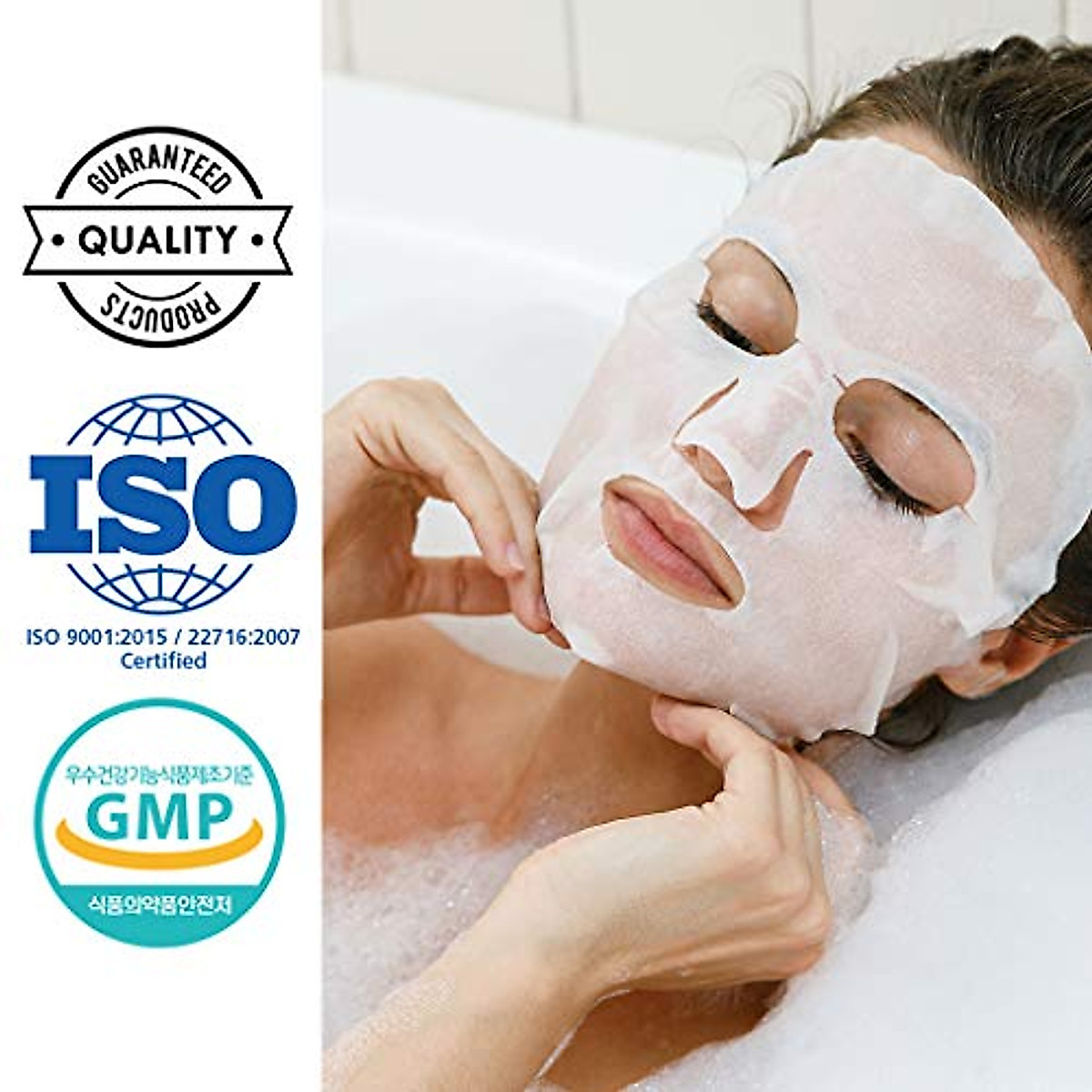 DERMAL KOREA Collagen Essence Full Face Facial Mask Sheet 16 Combo Pack B - Nature Made Freshly Korean Face Mask, The Ultimate Supreme Collection for Every Skin Condition Day to Day Skin Concerns