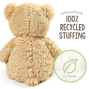 LotFancy Teddy Bear Stuffed Animal, 12 inch Brown Teddy Bear Plush Toy, Valentines Day Gifts for Girlfriend, Birthday for Kids