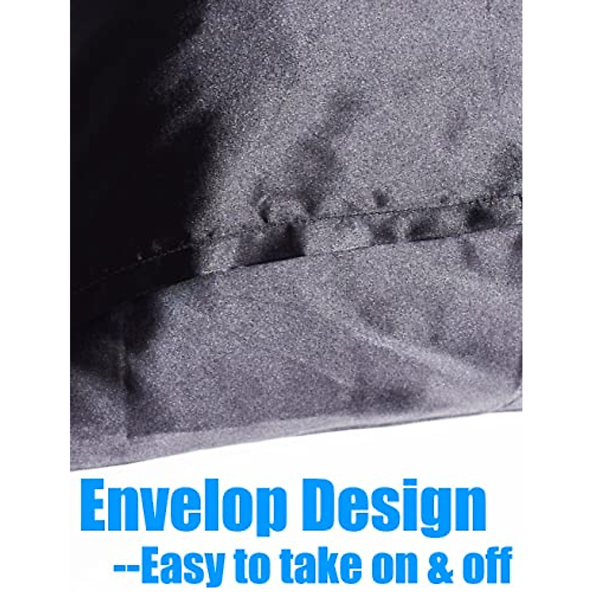 Satin Pillowcase for Hair and Skin, Black Pillow Case Set of 2, Standard, Queen, King Size Satin Pillowcases, Silk Pillow Cases with Envelope Closure (Standard 20X26 Inch, Black)