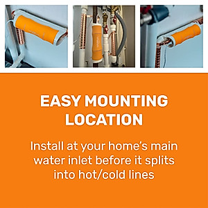 Capacitive Electronic Water Descaler System - Alternative No Salt Water Softener System for Whole House, Reduces The Effects of Limescale [CWD24, Max 1" Pipe]