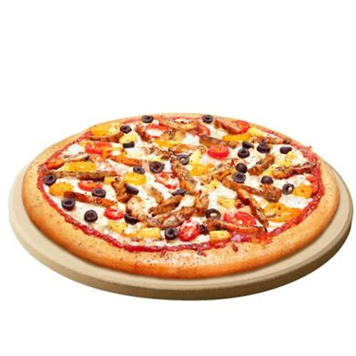 Round 9" Pizza Stone, White