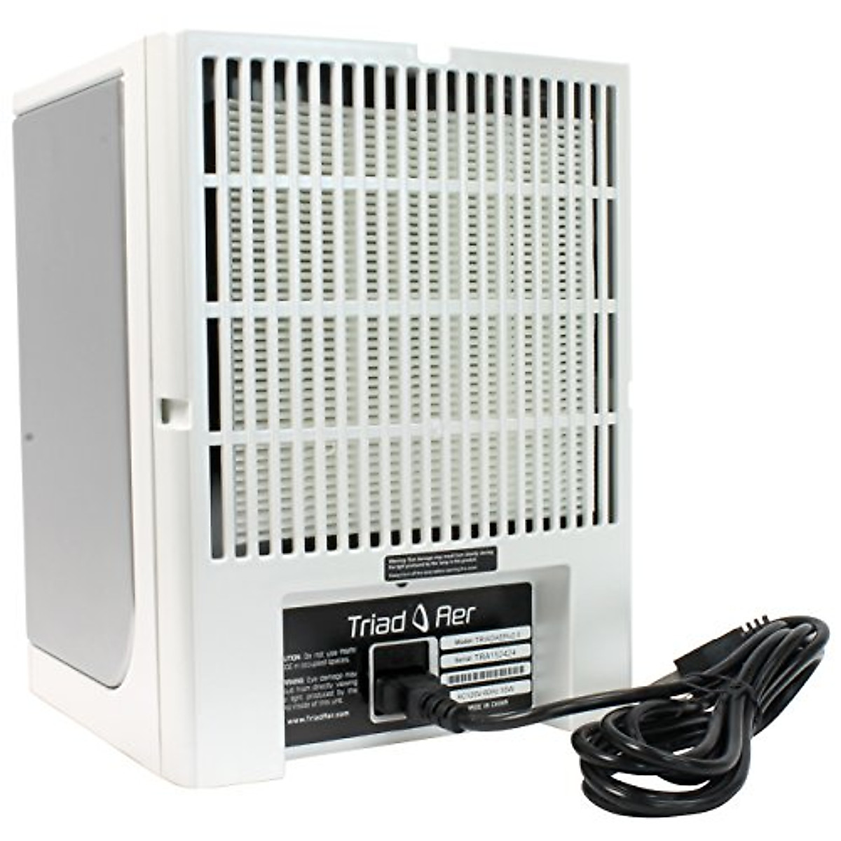 Triad Aer air purifier system - Combination of three innovative technologies, Photocatalytic Oxidation (PCO), Needlepoint Ionization, and Scalable Purification