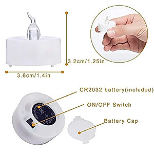 Homemory 24 Halloween Luminary Bags & 24 LED Tea Lights, Long Lasting Battery Included, Ideal for Various Decor