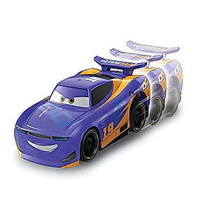 Disney Cars Toys Turbo Racers Assortment, Movie Character Vehicles, Pump Spoiler and Race, No Batteries for Endless Play, Ages 3 and up