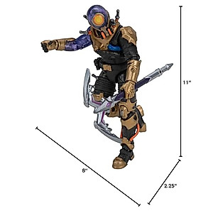 FORTNITE Cyclo Solo Mode Core Figure and 2 Mythic Goldfish Collectibles - 4 Inch Collectible Action Figure, Plus Accessories