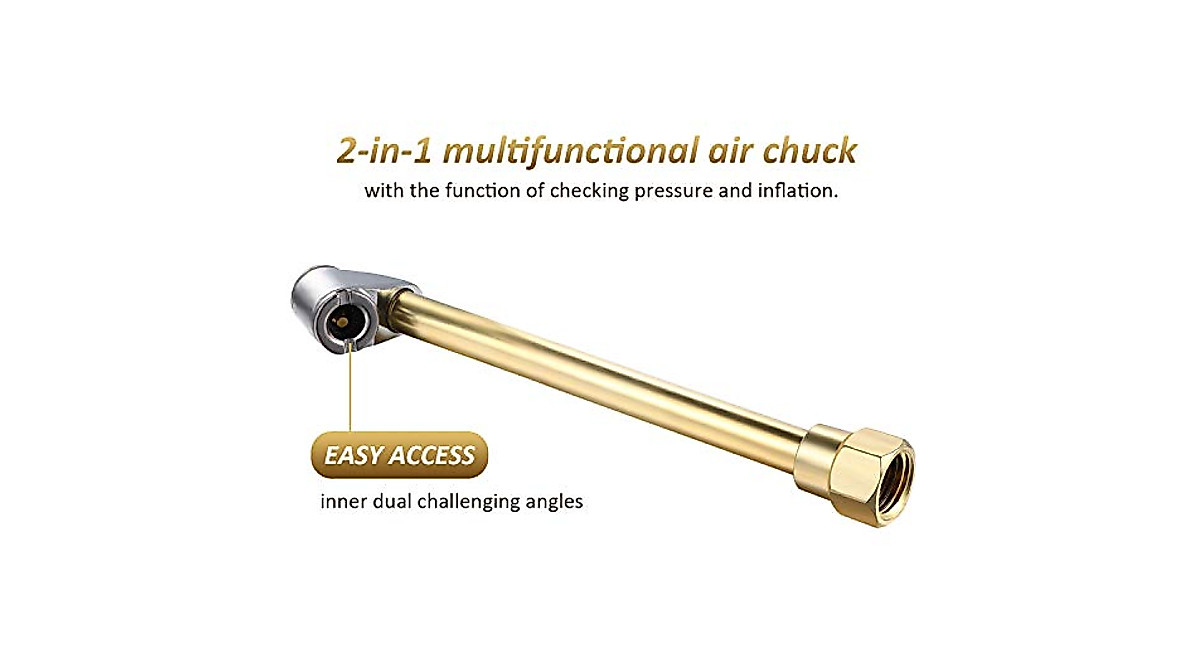 Mudder Portable Air Chuck Set for Tires and Air Compressors | Durable ...