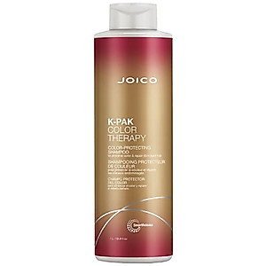 K-PAK Color Therapy Color-Protecting Shampoo | For Color-Treated Hair | Boost Shine | Improve Elasticity | Repair Breakage | Rebuild Damaged Hair | With Keratin & Argan Oil | 33.8 Fl Oz