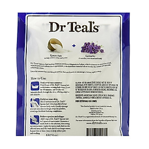 DR TEAL's Pure Epsom Salt Soaking Solution with Lavender - 1 lb bag