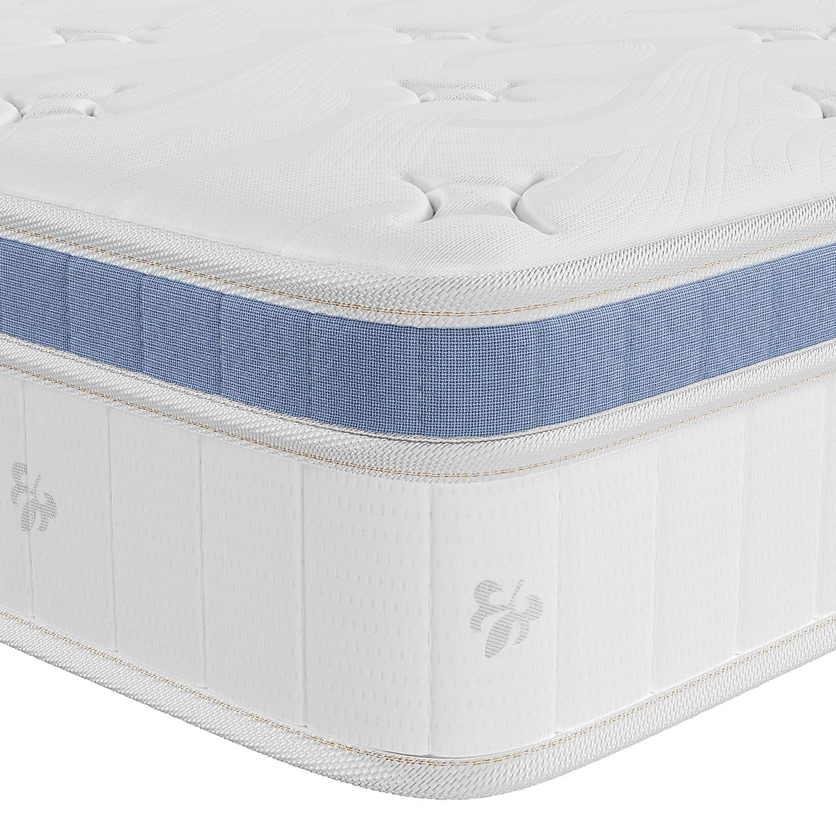 Yaak King Size Mattress 10 Inch, Hybrid King Mattress in a Box, Individual Pocket Spring King Bed Mattress with Breathable Memory Foam, Pressure Relief, Medium Firm Mattress King Size 80"x76"x10"