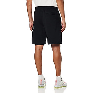 Nike Men's Sportswear Club Short Basketball Graphic, Black/White/White, Small