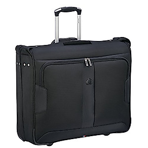 DELSEY PARIS Sky Max Softside Luggage Wheeled Garment Travel Bag, Black, One Size