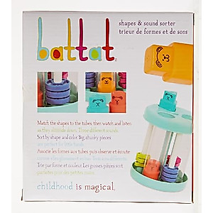 Battat – Shape Sorter – Colorful Sorting Toy – 3 Shapes & Sounds – Educational & Developmental Toy For Toddlers – 18 Months + – Shapes And Sound Sorter